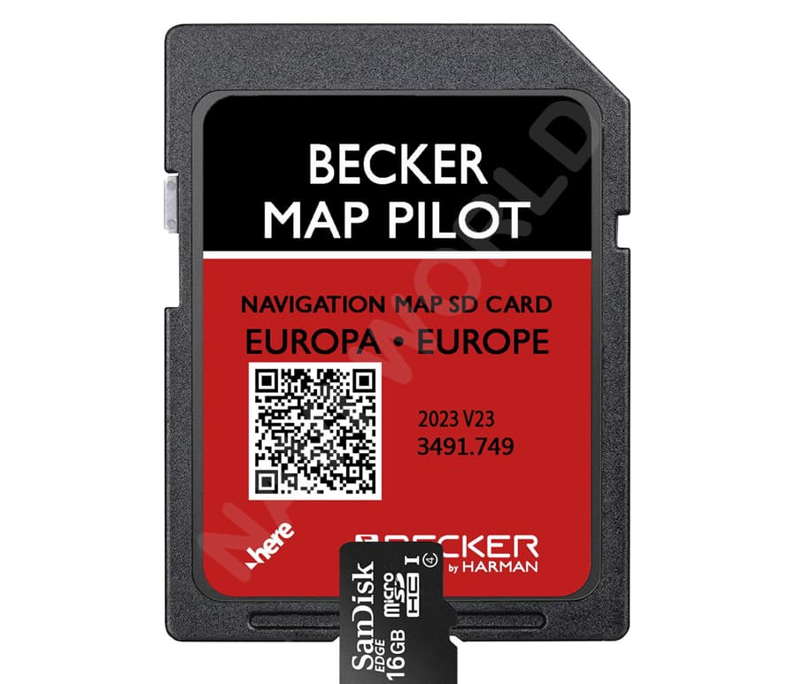 Now Available: Mercedes Becker Map Pilot v23 2023 SD Card
