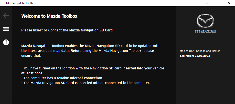 How to Update Navigation SD Card with Mazda Update Toolbox