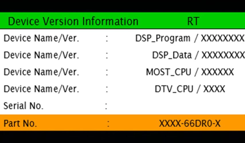 How to check and update your Remote Tuner Model ID Mazda?