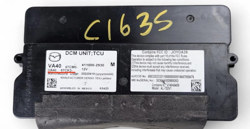 How to find your TCU part number and TCU software version version ...