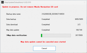 How to use Map Update Global Windows (Mazda Update Toolbox) - Navi World