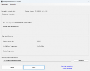 How to use Map Update Global Windows (Mazda Update Toolbox) - Navi World