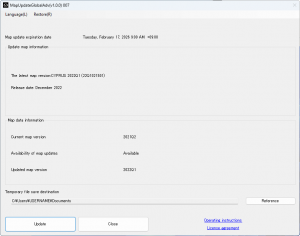 How to use Map Update Global Windows (Mazda Update Toolbox) - Navi World