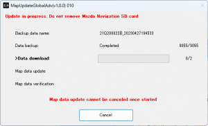 How to use Map Update Global Windows (Mazda Update Toolbox) - Navi World