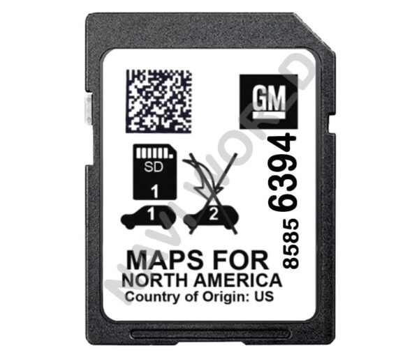 GM 85856394 GPS SD Card US Canada GMC 2025